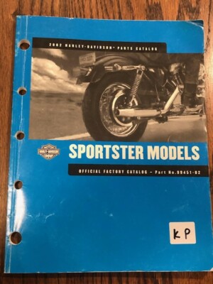 2002 Harley-Davidson Sportster Official Factory Issued Parts Numbers ...