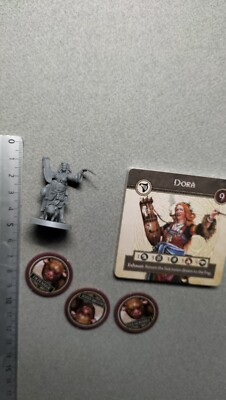 DORA BARD MINIATURE + DECK ENGLISH CARD/TRUDVANG LEGENDS/EXCLU ...