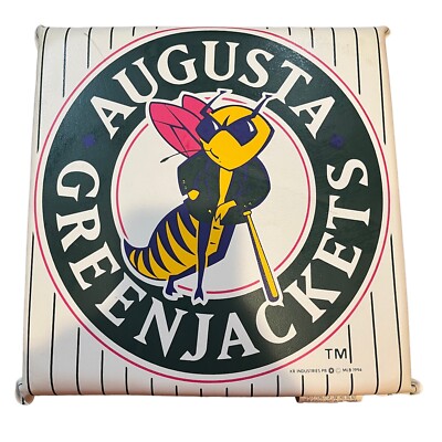 Vintage 1994 Augusta Greenjackets Stadium Seat Cushion Minor League ...