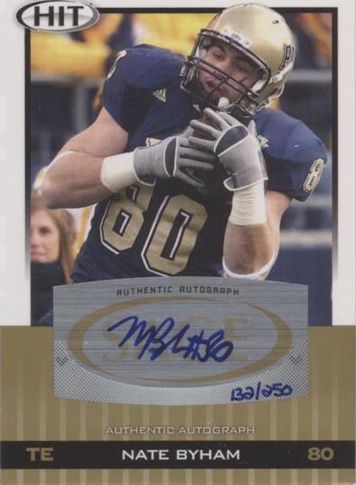 2010 SAGE Hit - Nate Byham #A88 Gold Autographs /250 (AU, RC) for sale ...
