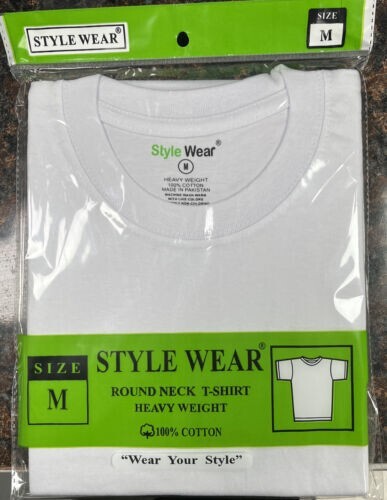 STYLE WEAR T-SHIRTS 3 IN PACK 9 DIFFERENT SIZES AND COLOR | eBay