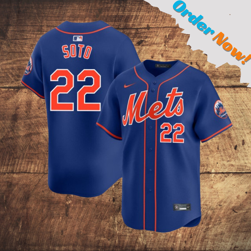 Juan Soto Mets Blue Stitched Jersey " All Size " | eBay