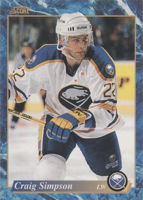 1993-94 Score - Craig Simpson #557 Canadian for sale online | eBay