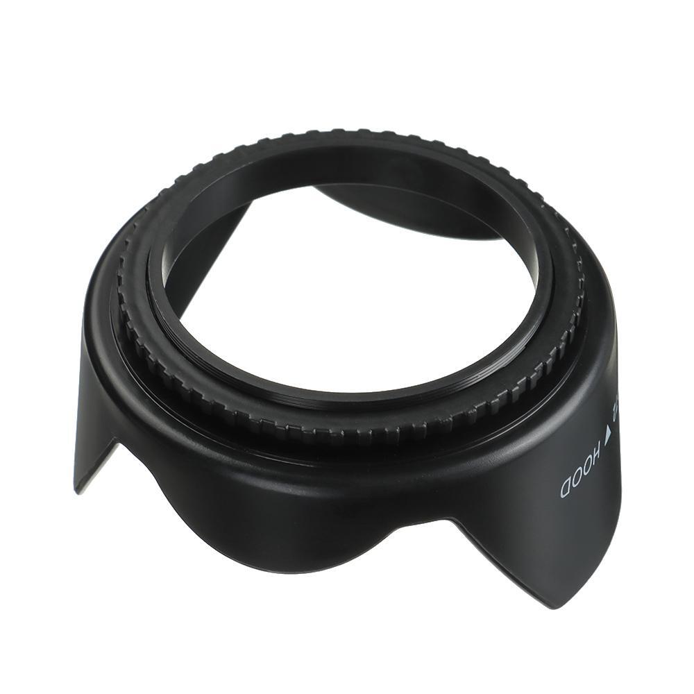 Lens Hood Anti-Glare Cover For Nikon Canon Sony Fuji Olympus DSLR ...