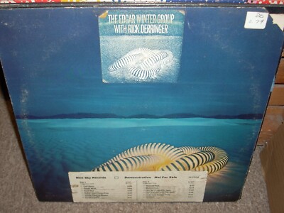 EDGAR WINTER GROUP with rick derringer ( rock ) hype sticker - WHITE LABEL PROMO | eBay