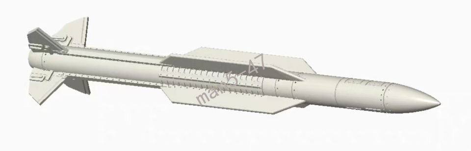 3D Printed 1/72 American air-launched SM-6, AIM-174 missiles Model ...