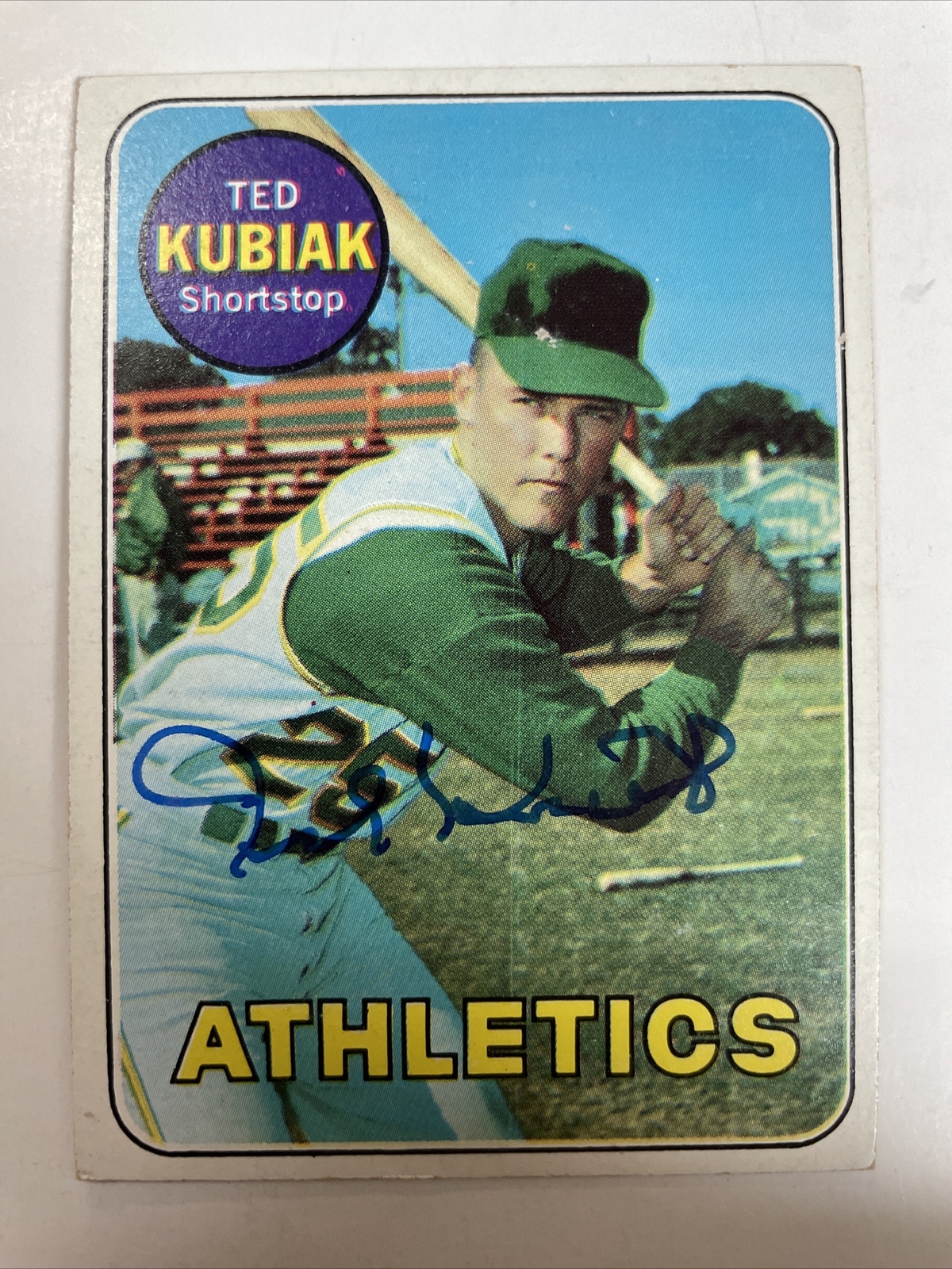 Ted Kubiak Autographed 1969 Topps Card #281 Oakland Athletics A-476 | eBay