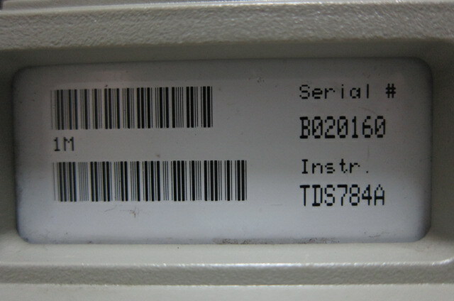 Tektronix TDS784A 1GHz 4GS/s 4-CH Color Digitizing Oscilloscope | eBay