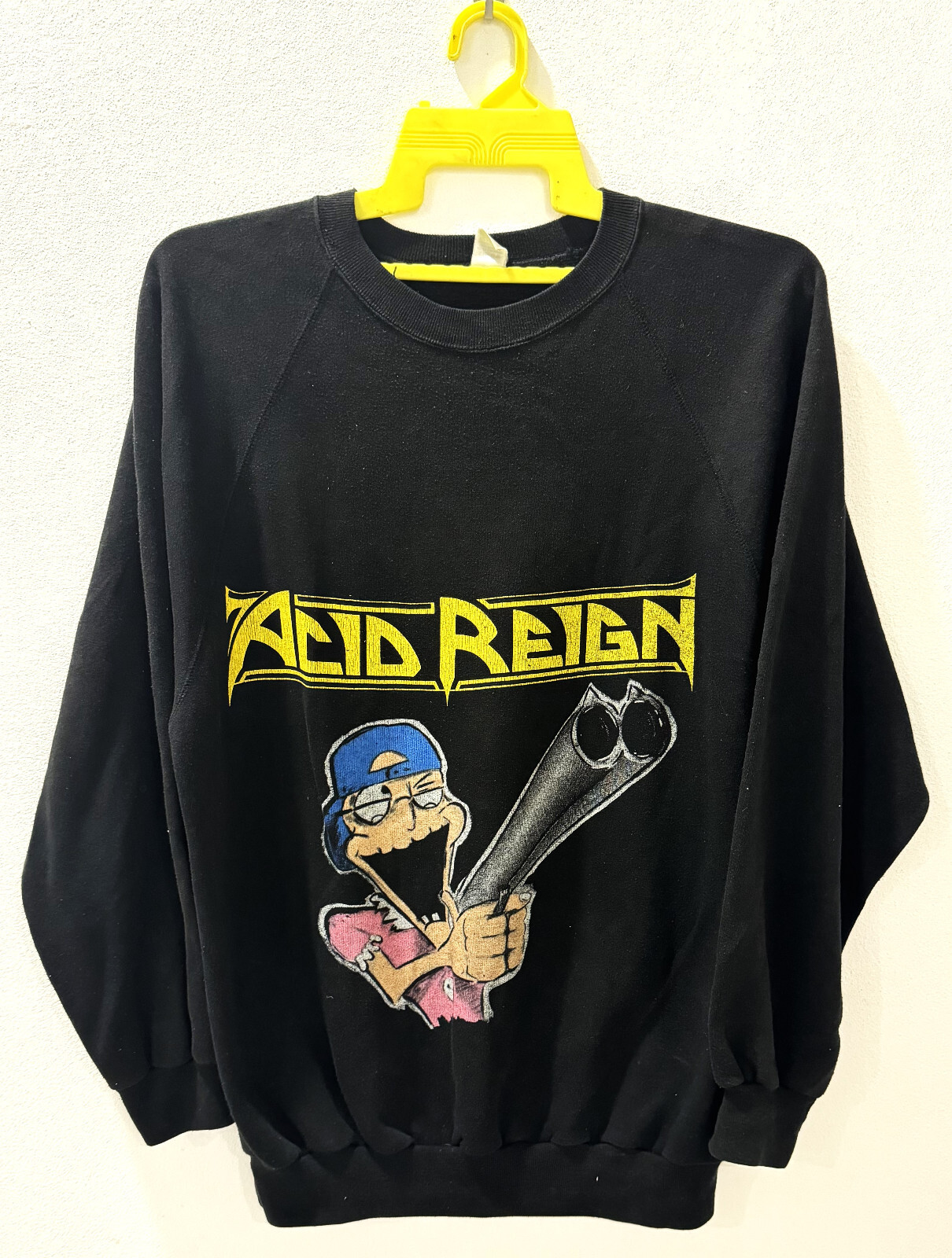 VINTAGE 1989 ACID REIGN ROCK THRASH METAL TOUR SWEATS… - Gem