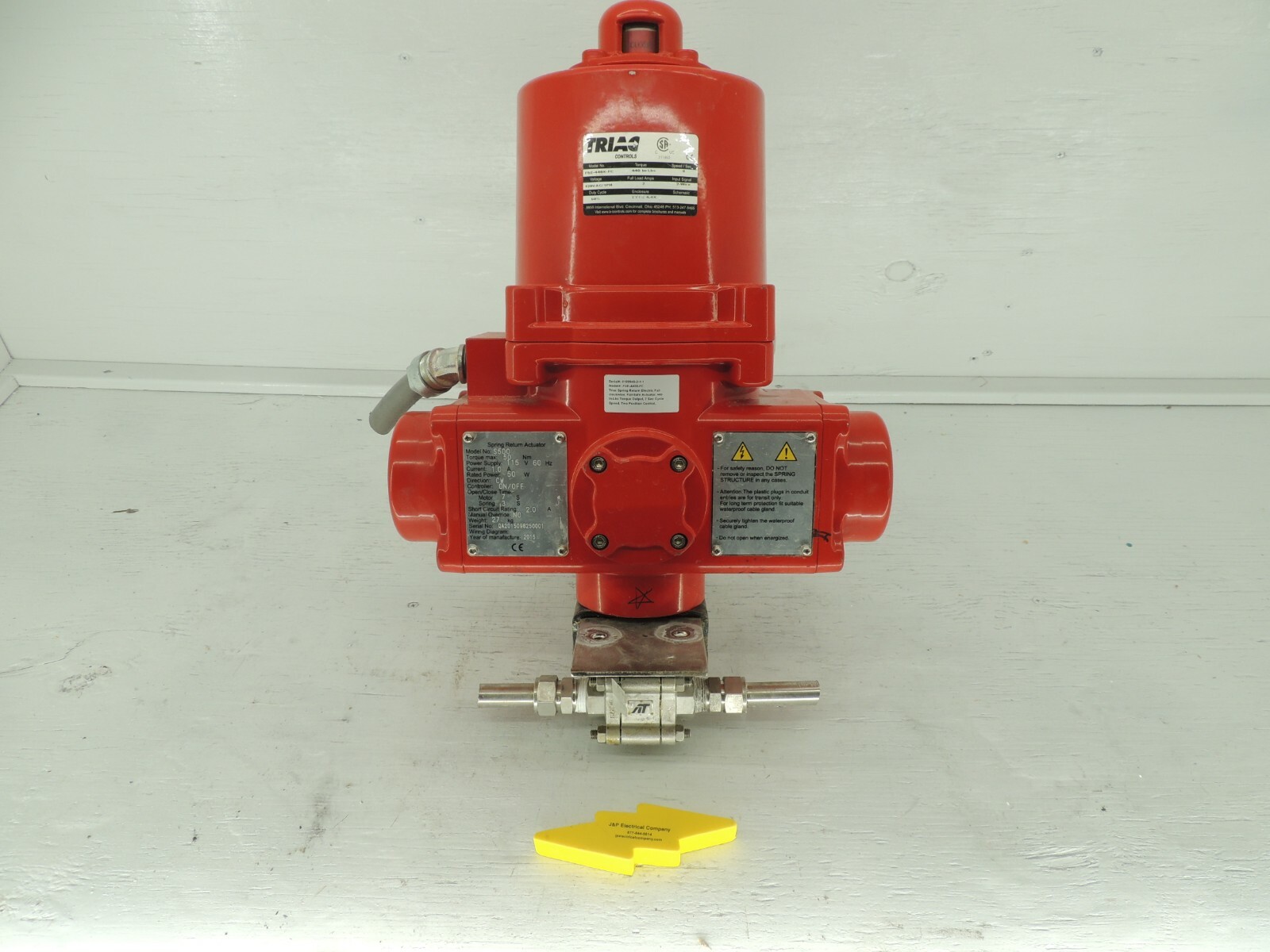 TRIAC SPRING RETURN ELECTRIC FAIL SAFE ACTUATOR, WITH SPRING RETURN ...