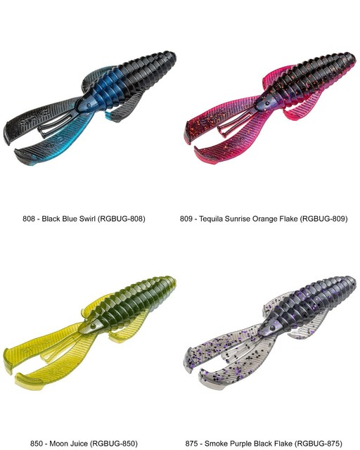 Strike King Rage Tail DB Structure Bug Swampwater Blue for sale online ...