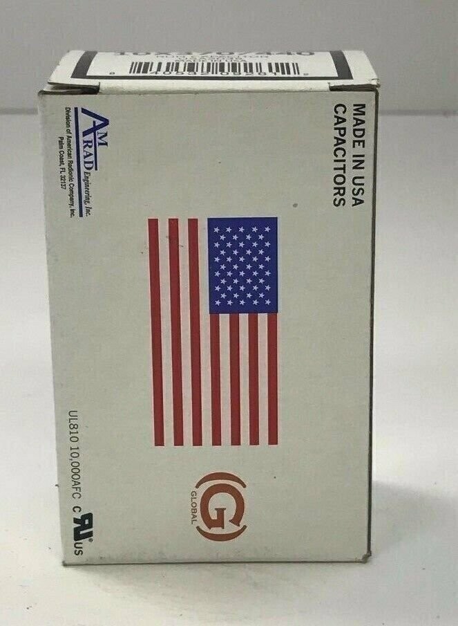 AmRad USA2035 Run Capacitor 10.0 uf MFD 370 / 440 Volt Made in USA | eBay