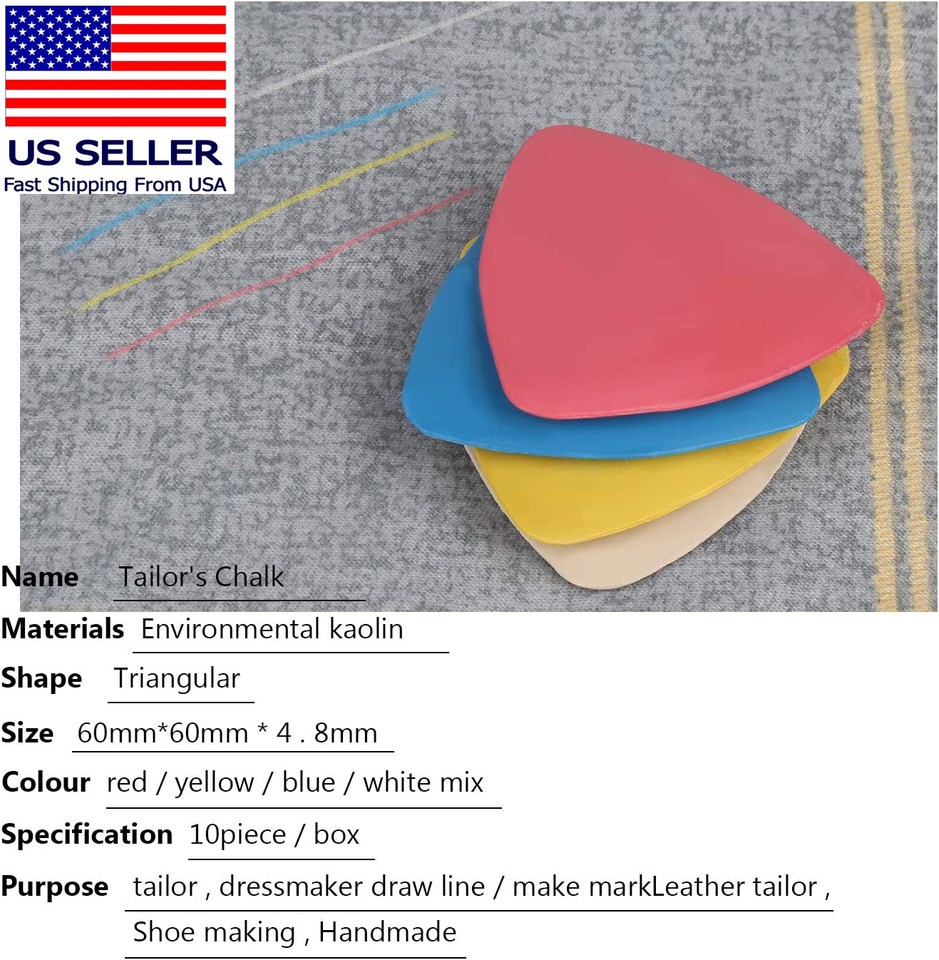 Tailors Chalk & Fabric Markers for Quilting - 10PCS Tailor'S Chalk ...