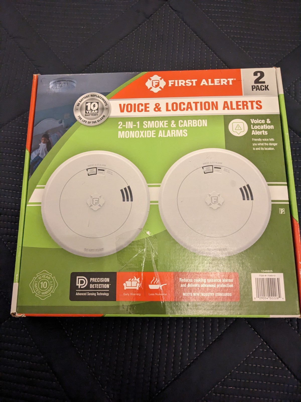 First Alert 2-in-1 Smoke & Carbon Monoxide Alarm 10-Yr Voice 2-Pack | eBay