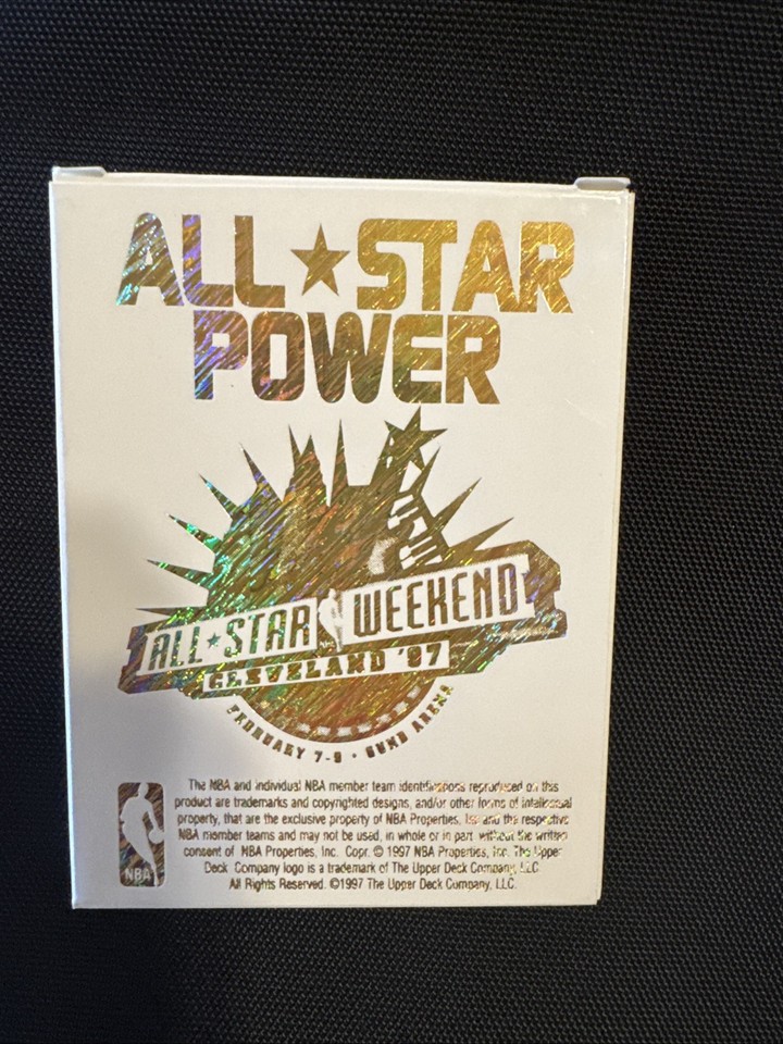 1997 UPPER DECK MICHAEL JORDAN UD ALL-STAR POWER 22KT GOLD NICE! | eBay