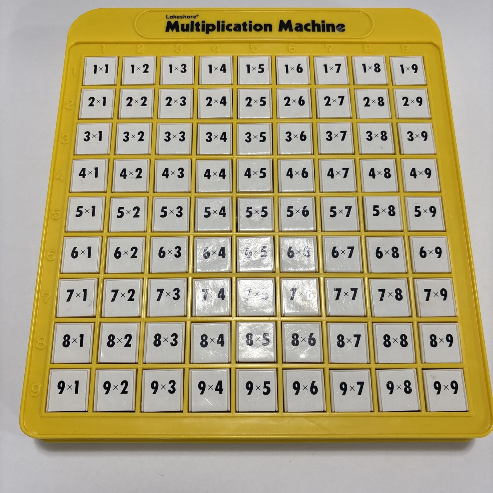 Lakeshore Multiplication Machine Math Educational Tool Push Button Home ...