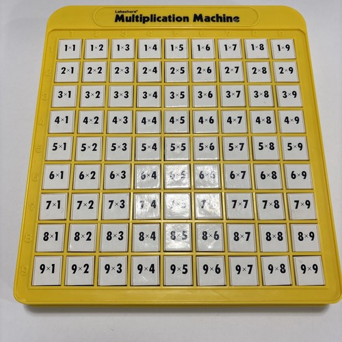 Lakeshore Multiplication Machine Math Educational Tool Push Button Home ...