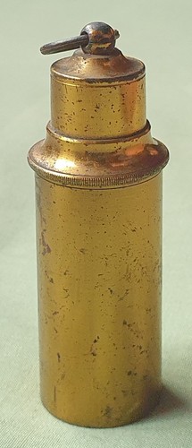 Antique lacquered Brass container for Microscope Oil?? | eBay