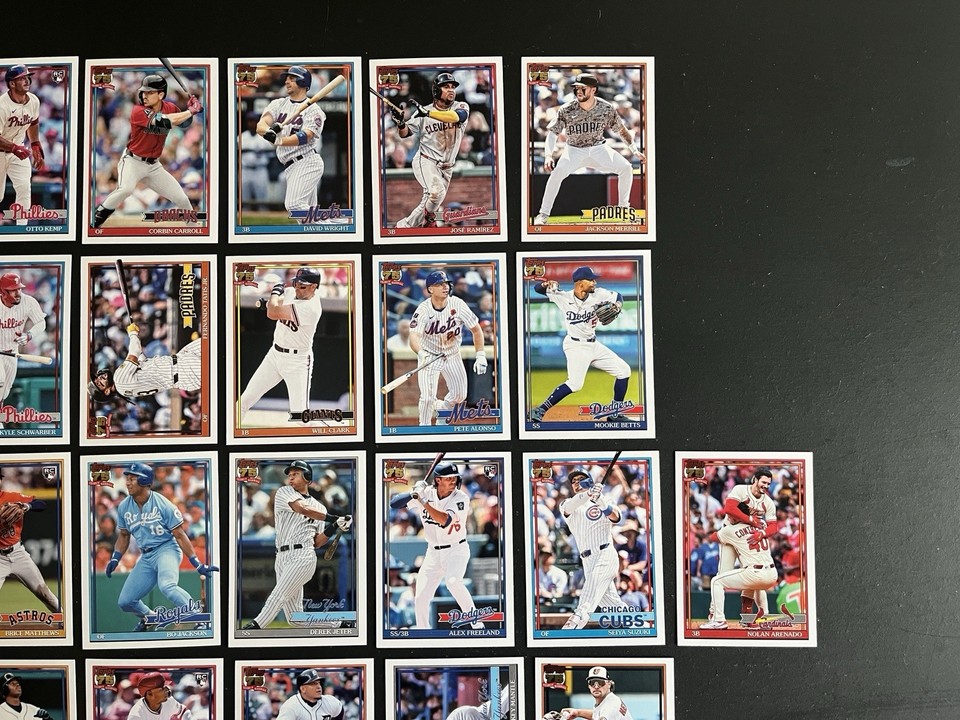 2026 Topps Series 1 1991 Anniversary Insert Lot (37) All Unique No ...