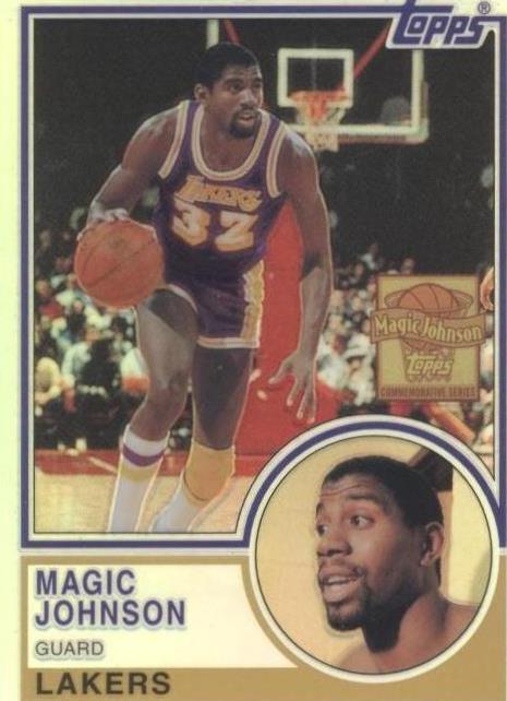2000-01 Topps Chrome - Magic Johnson Commemorative Series Magic Johnson ...
