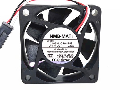 1PC Cooling fan 6015 24V For NMB 2406KL-05W-B59 Inverter CNC Machine ...