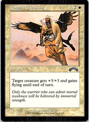 Angelic Blessing Magic The Gathering Exodus Near Mint | eBay