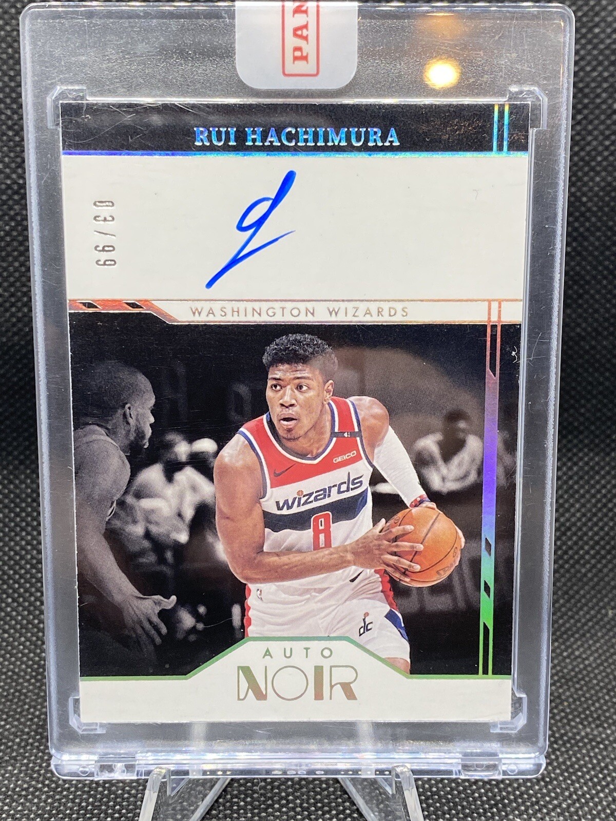 2021-22 Panini Noir - Auto Noir Color #ANC-RUI Rui Hachimura /99 (AU ...