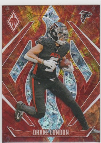 2024 Panini Phoenix Football Drake London #52 Fireburst 167/350 Atlanta ...