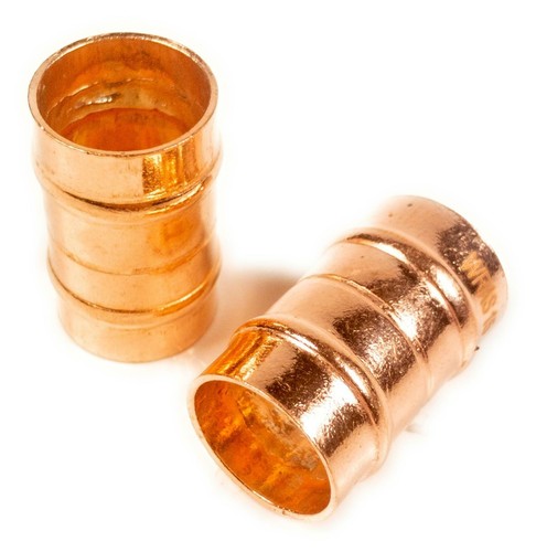 15mm Solder Ring Straight Coupling Copper (x2) | eBay