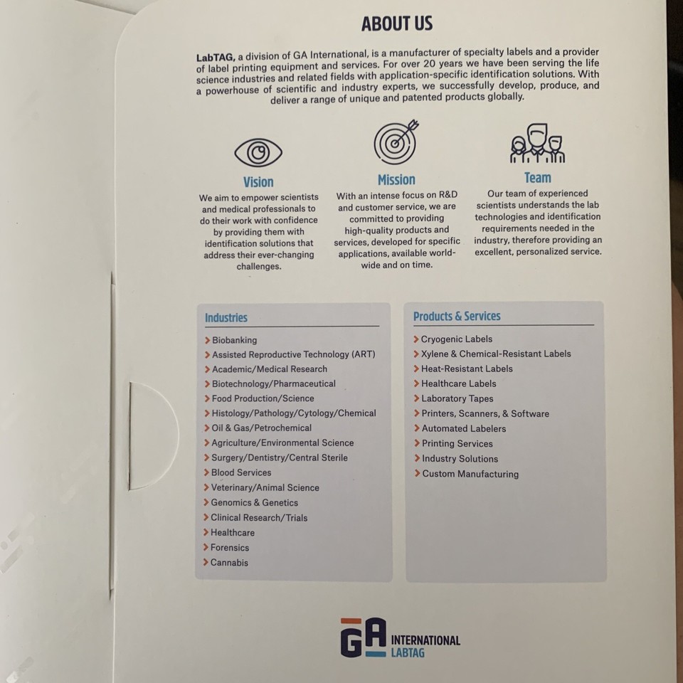 LabTAG CL-80T1-WH Cryo-LazrTag Cryogenic Label for Laser Printers | eBay