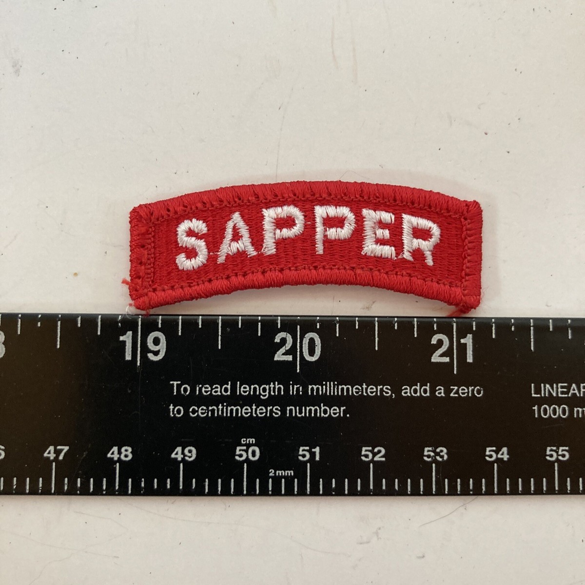 Sapper Tab On Dress Blues