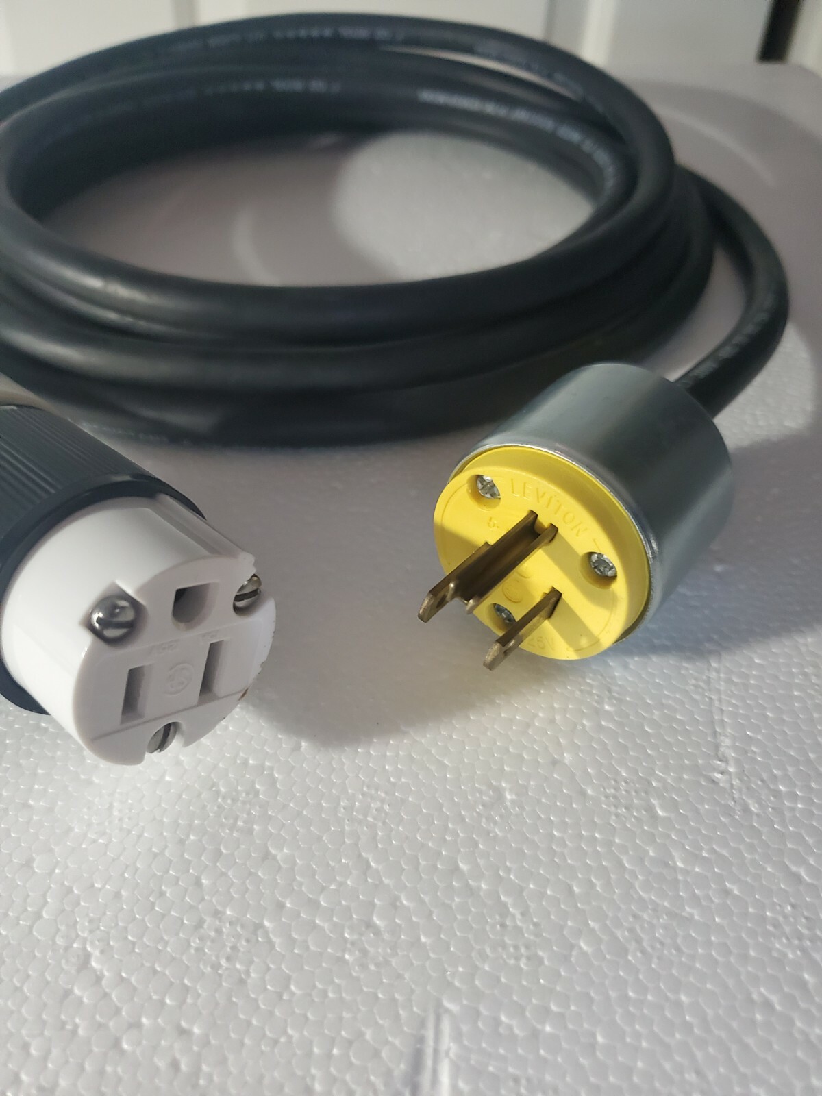 CCI ROYAL POWER CORD 12/3 SJOOW E54864-G(UL)300V CSA 225270 P-7K-123033 ...