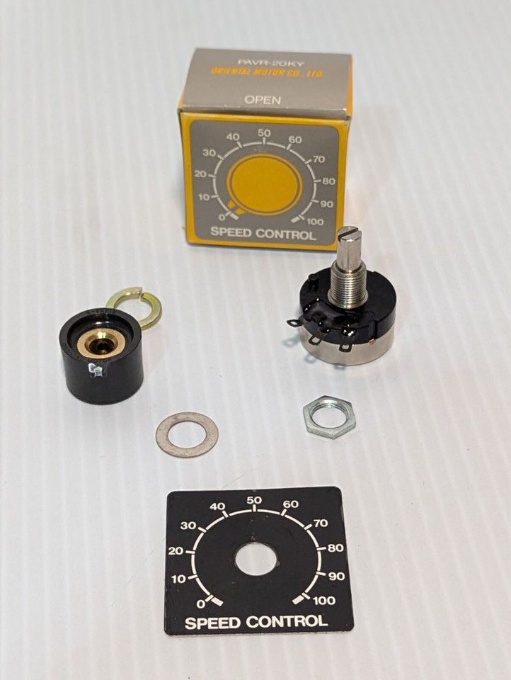(2) NEW Oriental Motor PAVR-20KY Speed Control Variable Register ...