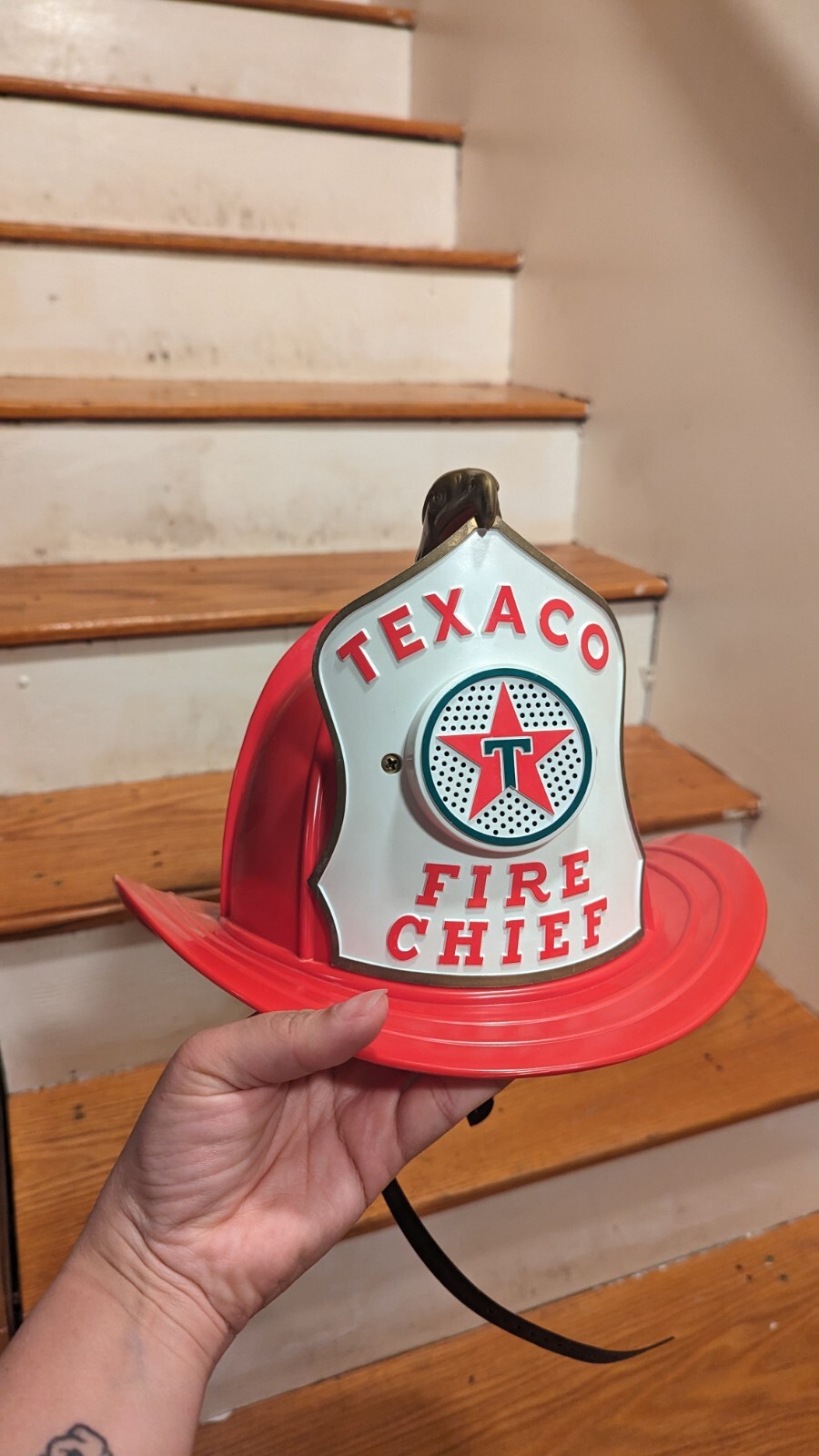 vintage texaco fire chief toy fireman hat helmet | eBay