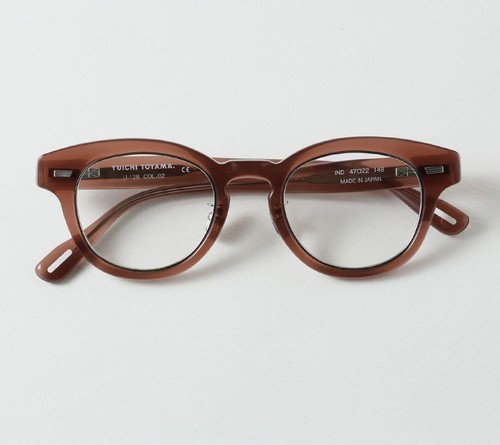 YUICHI TOYAMA U-128 IND col.02 Eyeglasses 47 22-148 Made in Japan | eBay