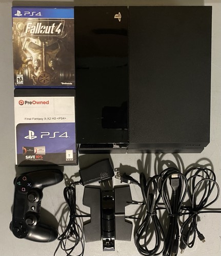 Sony PlayStation 4 PS4 500GB Console- w/Wireless Remote, Charging Stand ...