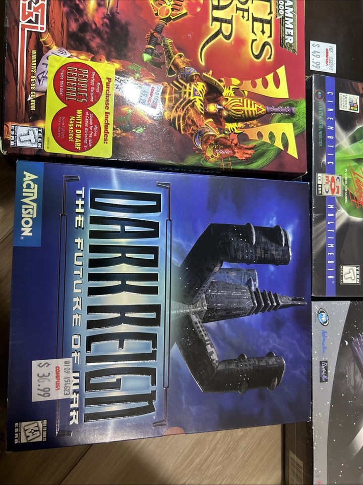5 SEALED VINTAGE PC CD ROM GAMES RARE BIG BOX | eBay