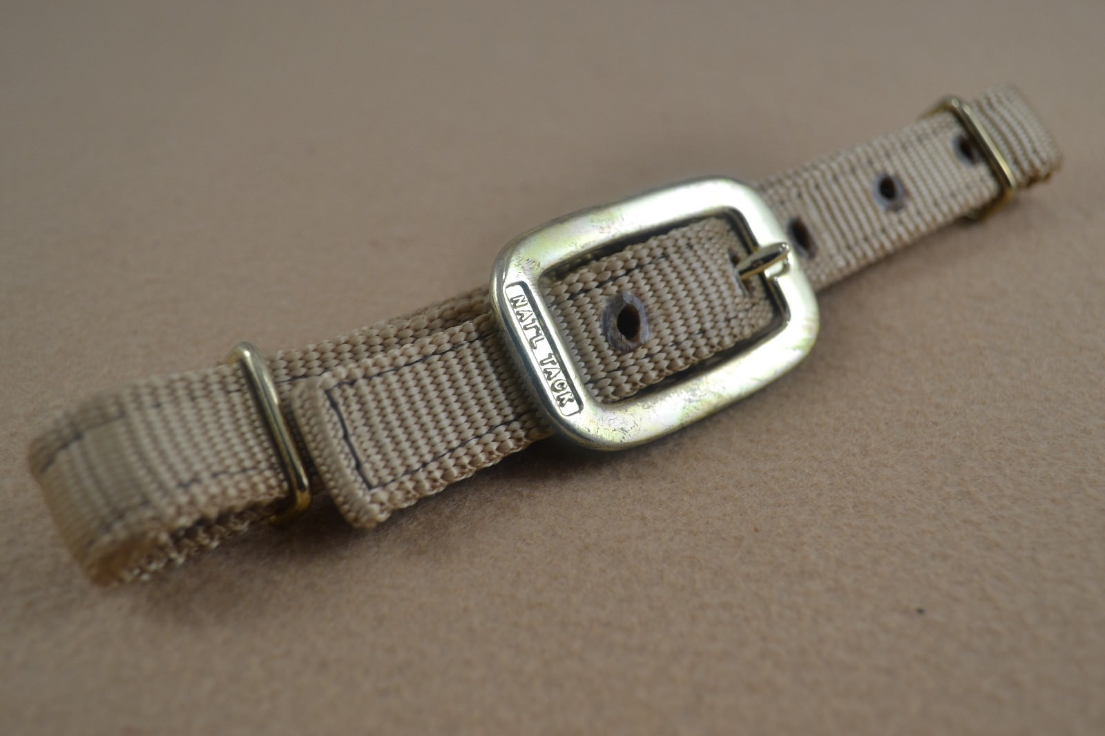 Flank - Connector Strap - 3/4" Nylon - Brass Plated Hardware - Pack of ...