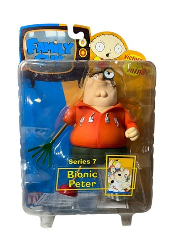 Family Guy Bionic Peter Griffin Action Figure Series 7 RARE MIB Mezco ...