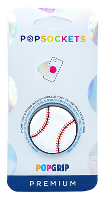 PopSockets Premium Baseball Feels Like Real Baseball Textured Grip Pop ...