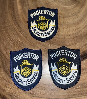Lot 3 VINTAGE OBSOLETE Pinkerton Private Security Service Officer ...