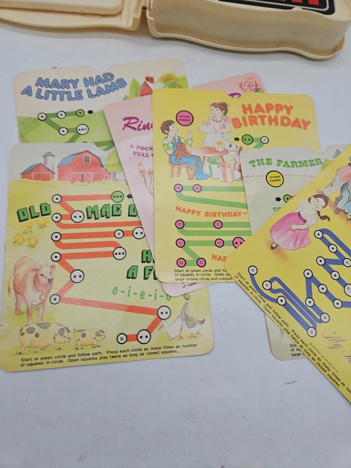 Musical Storybook Magic Touch Keyboard Toy OHIO ART WORKS (1981 ...