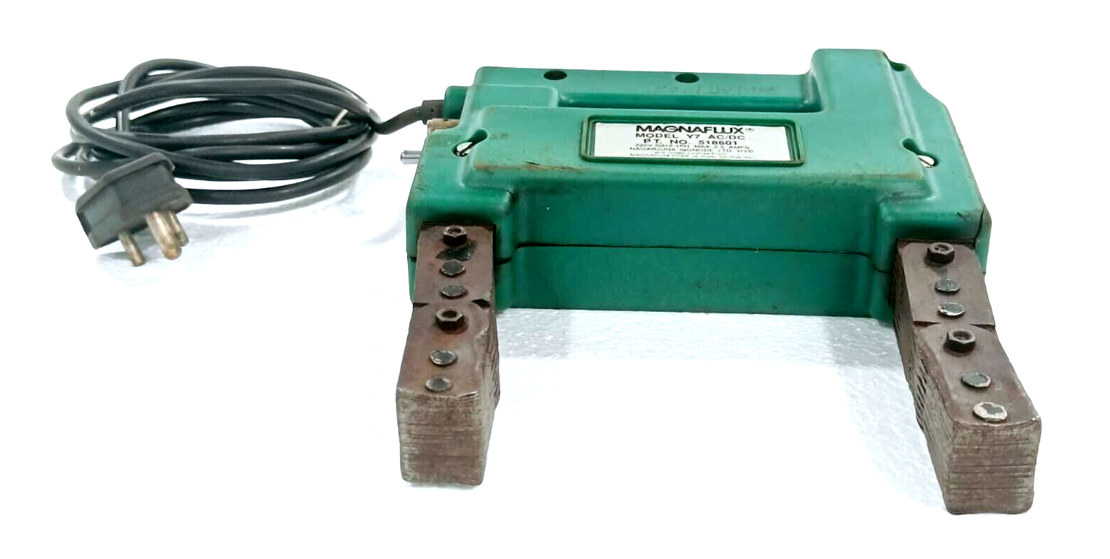 MAGNAFLUX Y-7 AC/DC MAGNETIC PARTICLE TESTING EQUIPMENT YOKE 220V ...