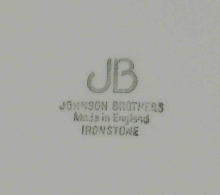 Johnson Brothers Regency Saucer All White Ironstone JB Mark England | eBay
