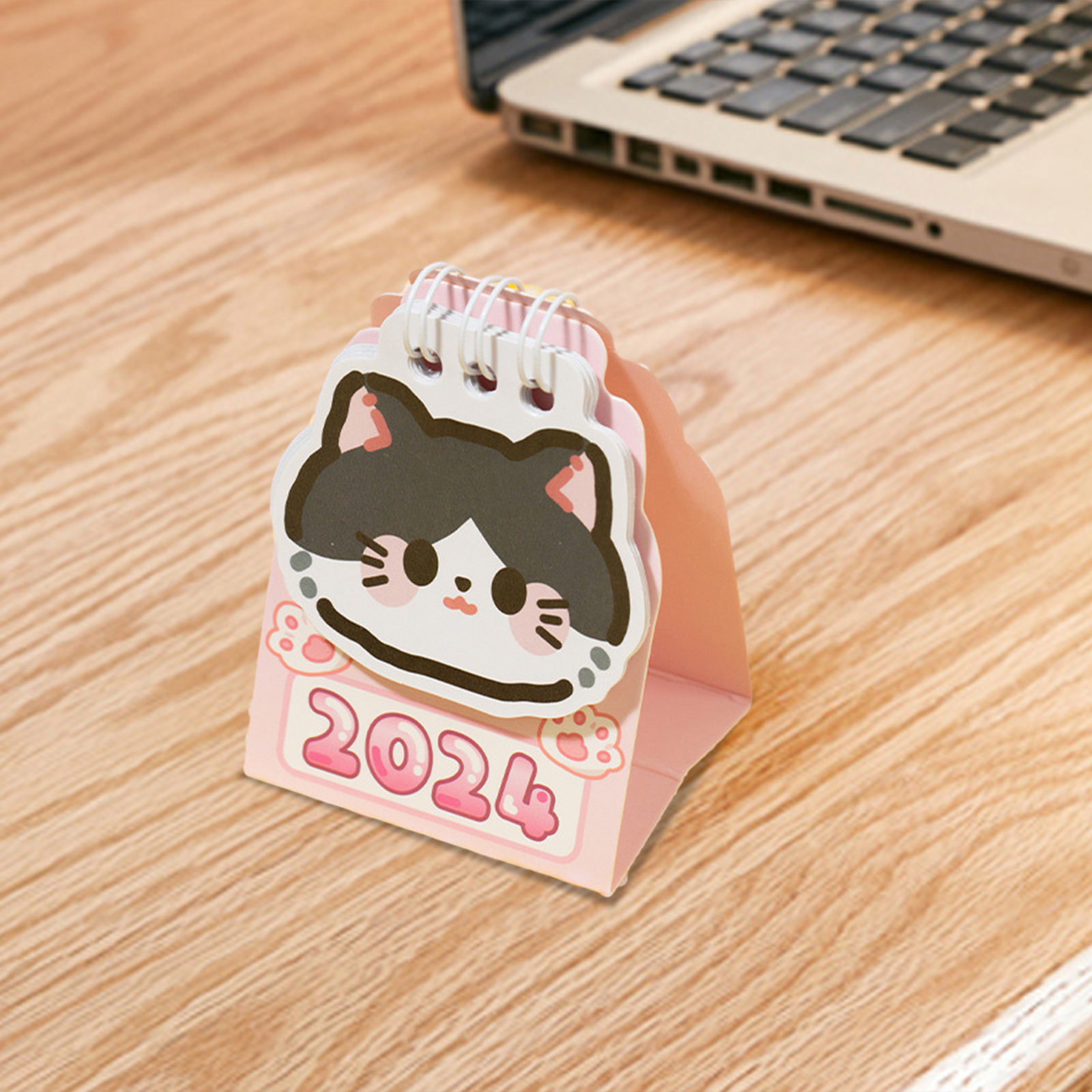 Desk Organizer with Compact Design Space-saving Calendar Cartoon Kawaii ...