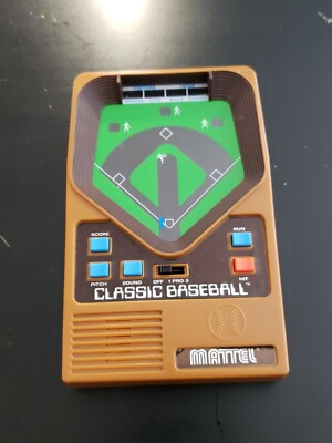 Vintage 2001 Mattel Classic Baseball Handheld Electronic Games | eBay