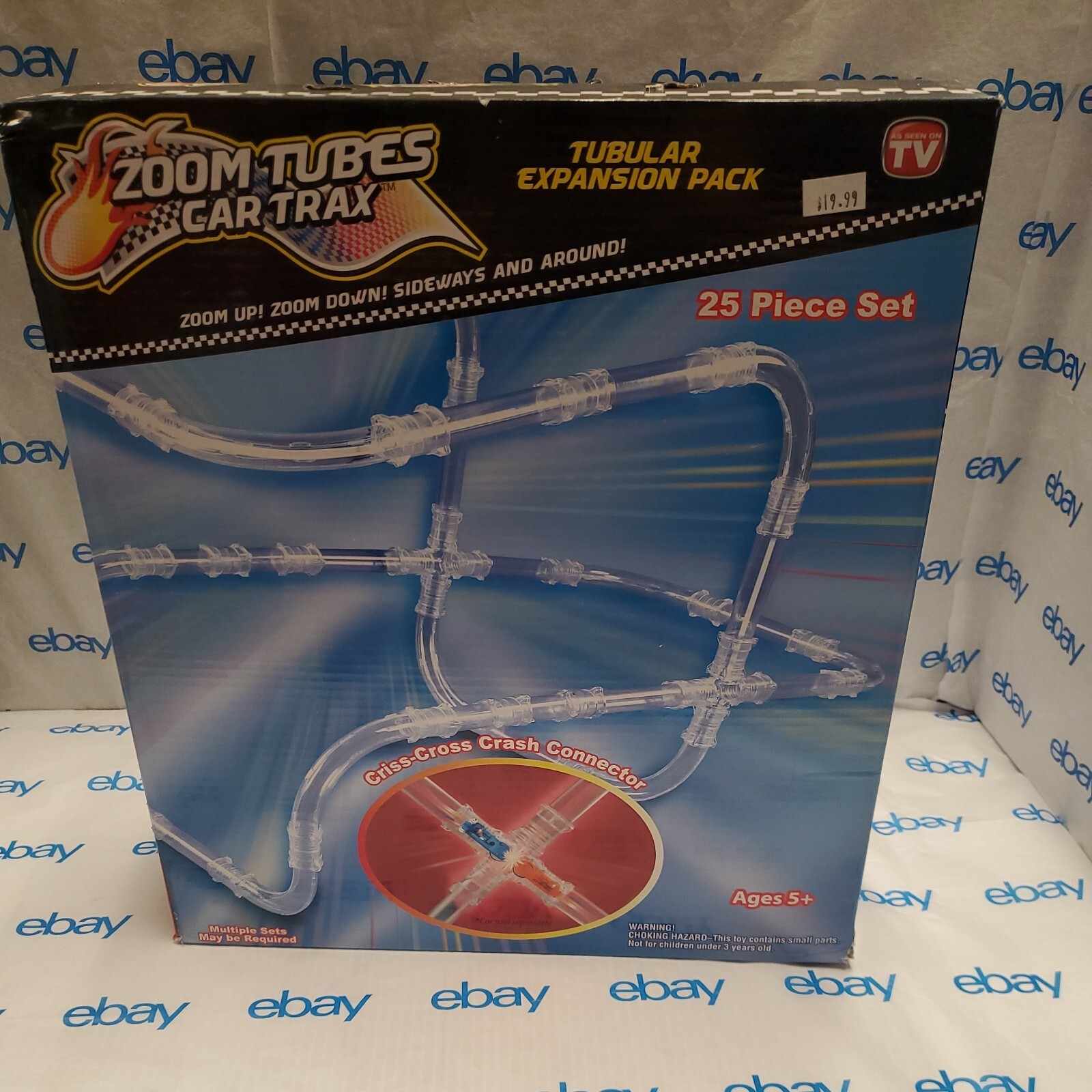 Zoom Tubes Car Trax Tubular Set Expansion Pack Tracks Remote Parts ...