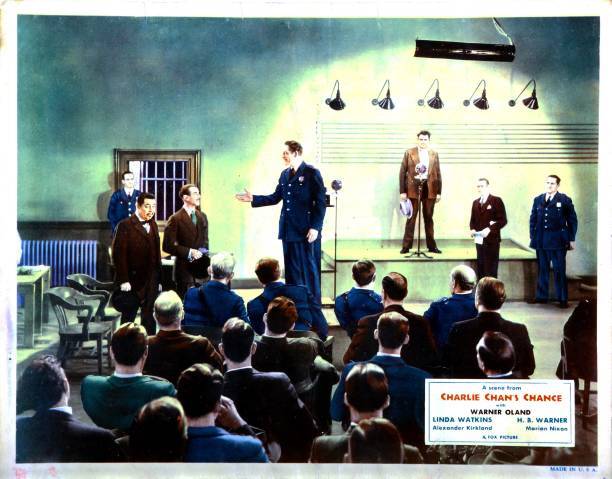 Charlie Chans Chance Lobby Card Warner Oland 1932 Old Movie Photo | eBay