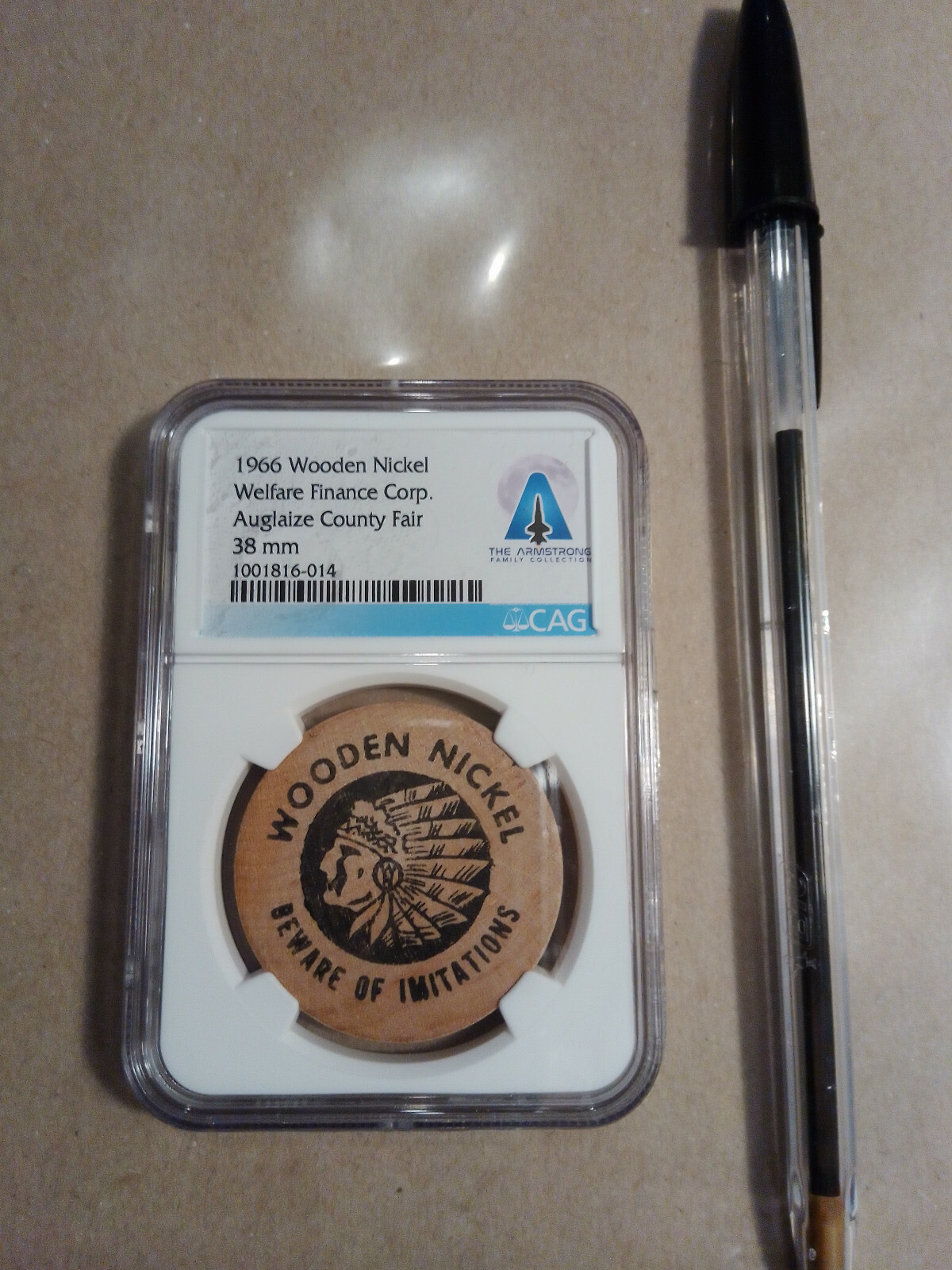 ***NEIL ARMSTRONG COLLECTION WOODEN NICKEL FROM HOMETOWN | eBay