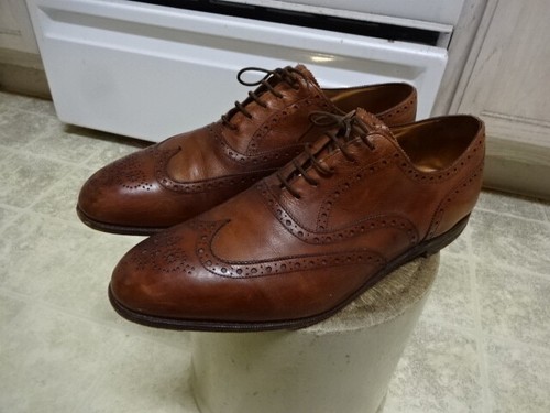 EDWARD GREEN WING TIP SHOES MADE IN ENGLAND 202 90134 GOOD CONDITION | eBay